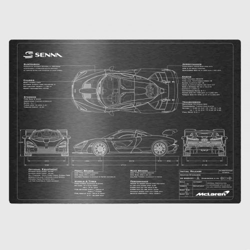 McLaren Senna Blueprint A3 - Louwman Exclusive